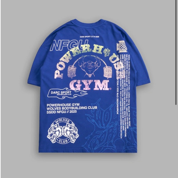 Darc Sport | Shirts | Nfgu Powerhouse Premium Oversized Tee In Darc ...